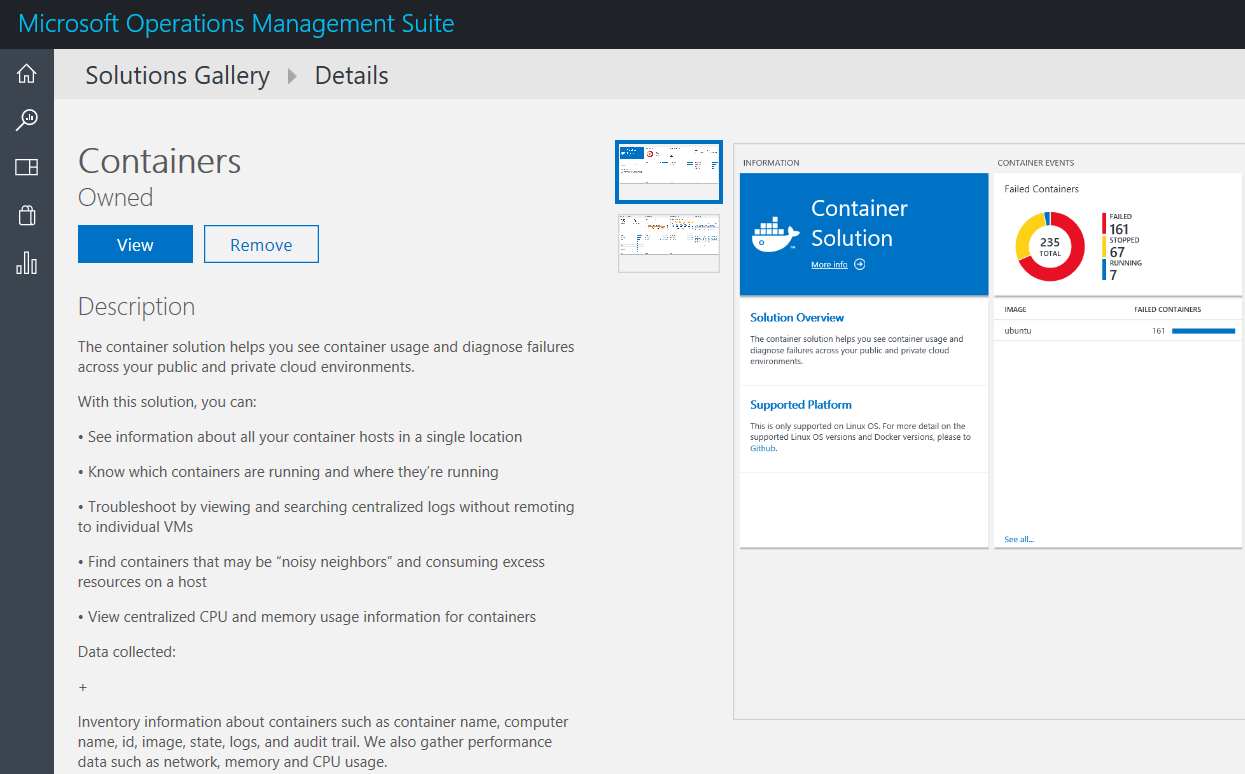 Operations Management Suite: Monitorare Docker - WindowServer.it