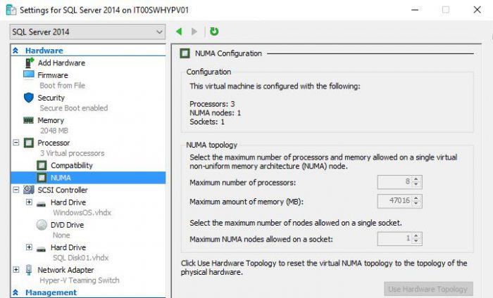 Hyper-V Series: Configurare il NUMA - WindowServer.it
