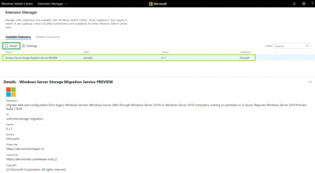 Windows Server 2019: introduzione a Storage Migration Service ...