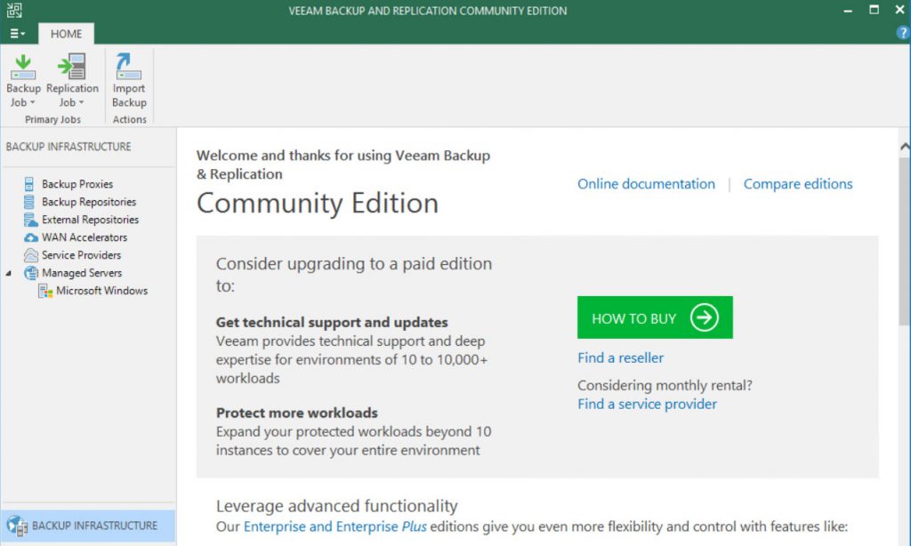 Introduzione a Veeam Backup & Replication Community Edition ... Introduzione a Veeam Backup & Replication Community Edition ...