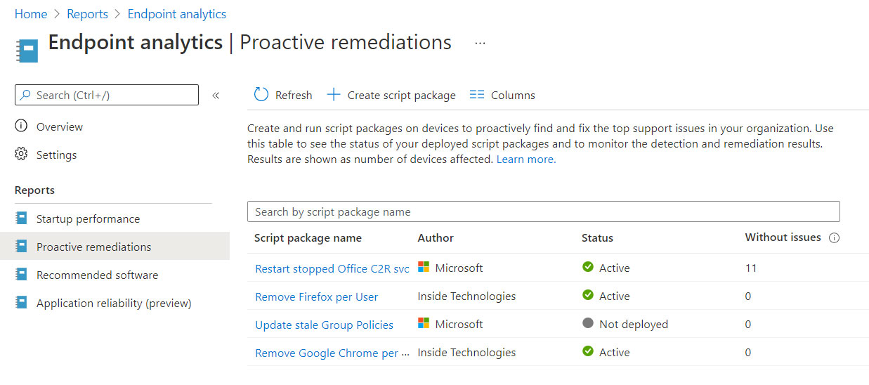 Microsoft Endpoint Manager: implementare le Proactive Remediation - WindowServer.it